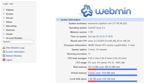 How To Install Webmin In CentOS Or Fedora Linux Copahost
