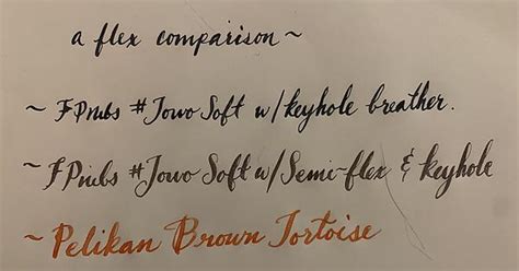 Flex Nib Comparison Album On Imgur