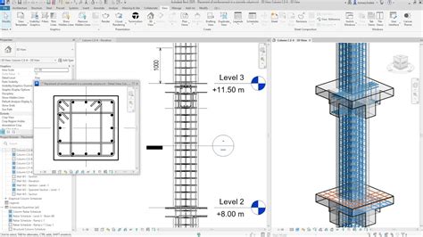 Modeling Reinforcement In A Concrete Column Using Revit YouTube