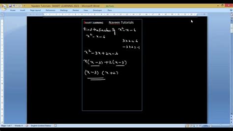 Factorization Short 2 Youtube
