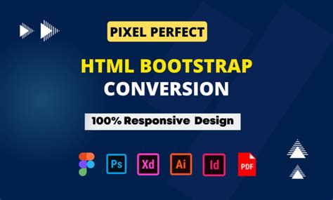 Convert Your Design To Html Css Bootstrap Website Psd To Html Figma