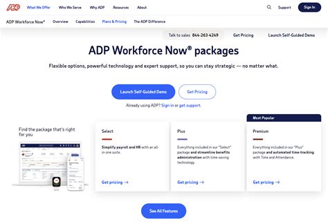 ADP Workforce Now Pricing Tiers Costs