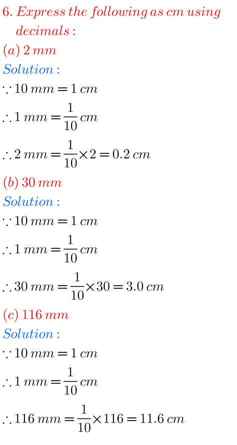 ncert maths solutions for class 6 decimals chapter 8 exercise 8 1