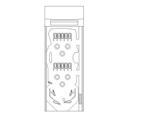 Table Game Cad Blocks Detail Elevation Layout 2d View Autocad File
