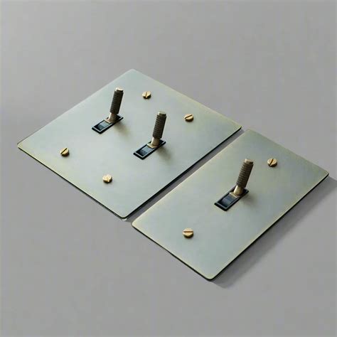 Vrida Bronze Brass Toggle Switch Panel Ul Listed