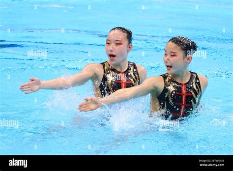 Tokyo Japan 5th May 2025 And Risako Mitsuhashi Artistic Swimming Artistic Swimming Japan