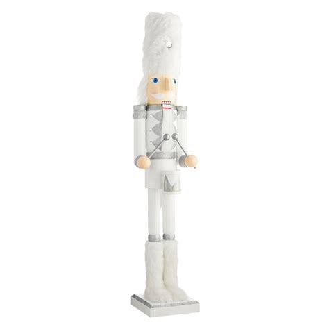 Silver And White Solider Nutcracker 48