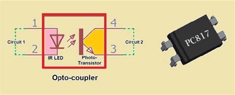 Pc817 Optocoupler Pinout Working Applications Example 52 Off