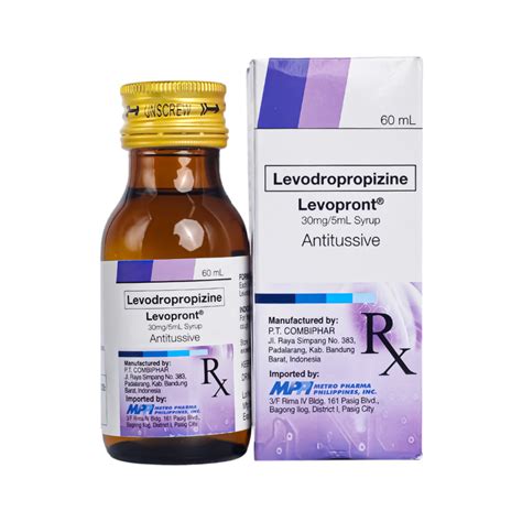 Levopront Syrup 30mg5ml 60ml