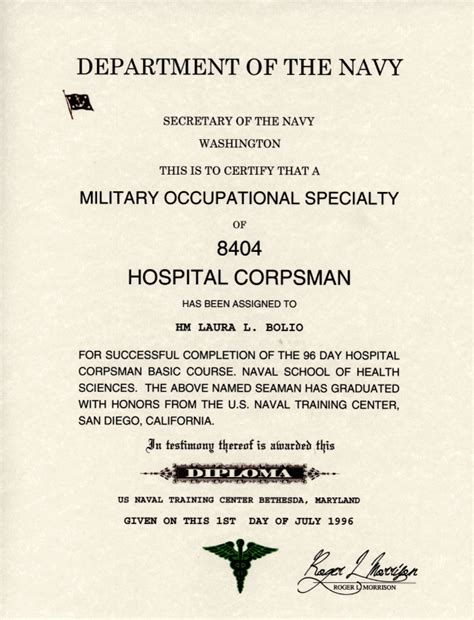 Navy Mos Codes