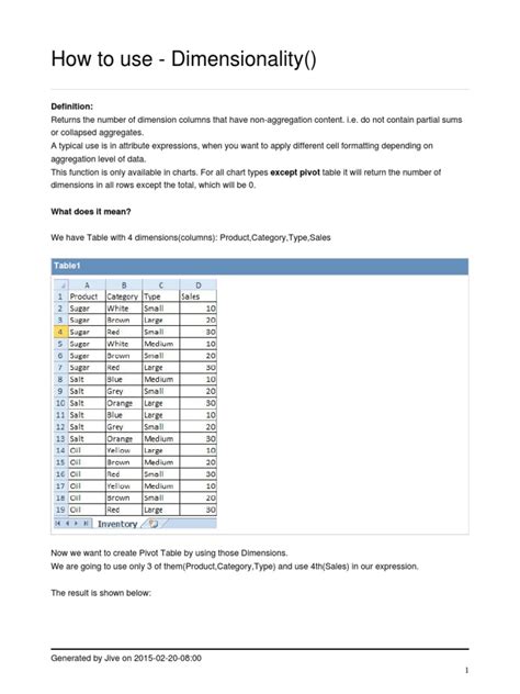 Pdf Howto Dimensionality Dokumentips