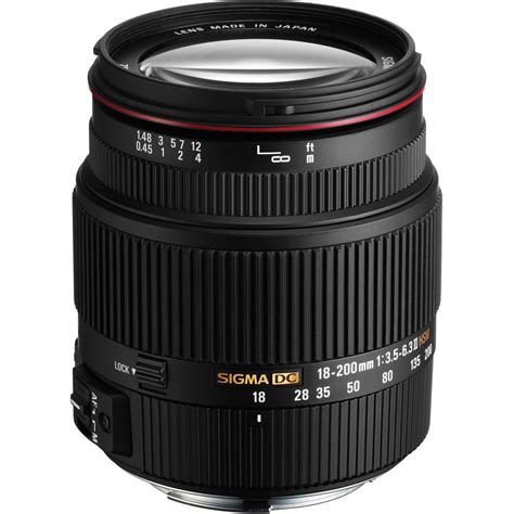 Sigma 18 200mm F35 63 Ii Dc Hsm A Mount Lens Info