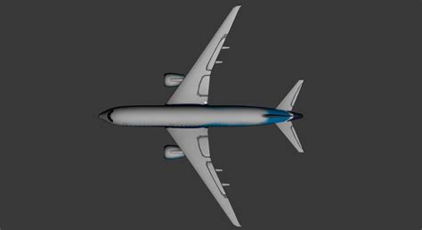 3d Model High Fidelity Boeing 3d Aircraft Model Vr Ar Low Poly
