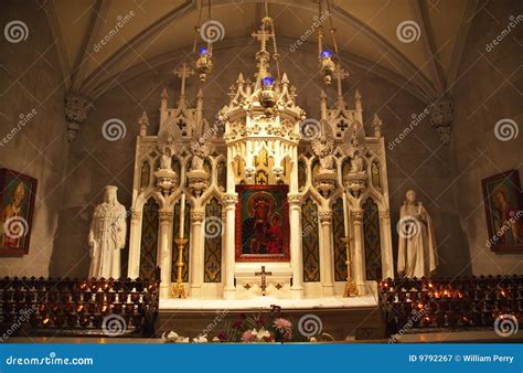 Catedral De San Patricio De La Capilla Del Icono De Maria Imagen De