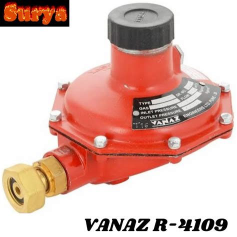 Red LPG VANAZ GAS PRESSURE REGULATOR For Industrial At In New Delhi