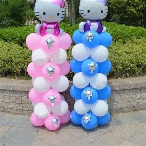 Stand Balon Berdiri 120cm Dudukan Tiang Pilar Balon Bahan Plastik
