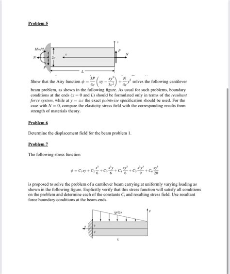 Problem 1 Express All Boundary Conditions For Each Of The Course