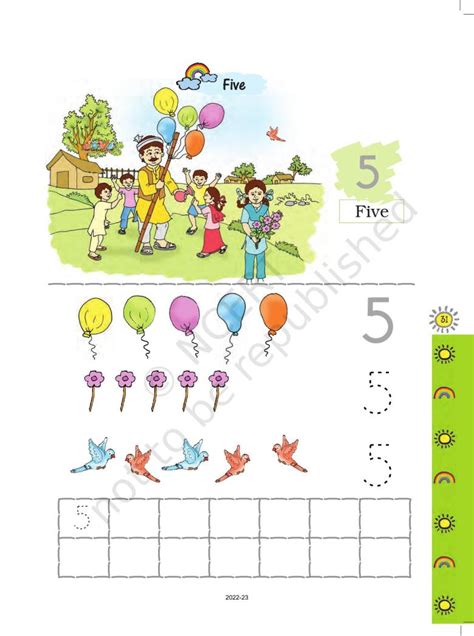 Ncert Book For Class 1 Maths Chapter 2 Numbers From One To Nine
