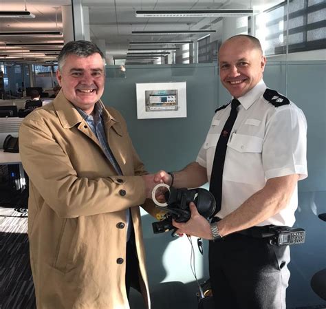had the honour today of presenting a retiring police officer with a leaving speech in front of a