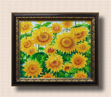 황금 해바라기 6841 큐알아트