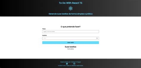 github geissonchagas todo react ts to do list com react e typescript