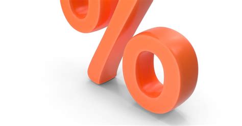 Orange Percentage Symbol 3d Incl Orange And Symbol Envato Elements