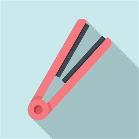 Stylist Hair Flat Iron Icon Flat Style 14528821 Vector Art At Vecteezy
