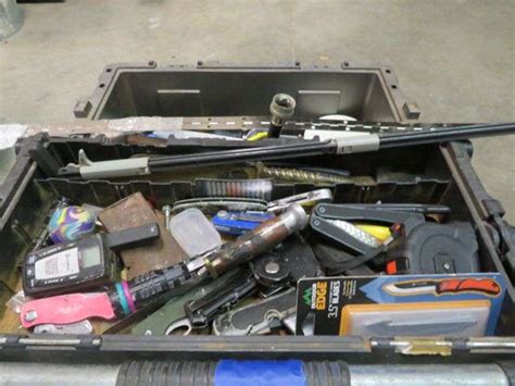 Husky Tool Box With Asstd Hardware See Photos Mcpherson Auction