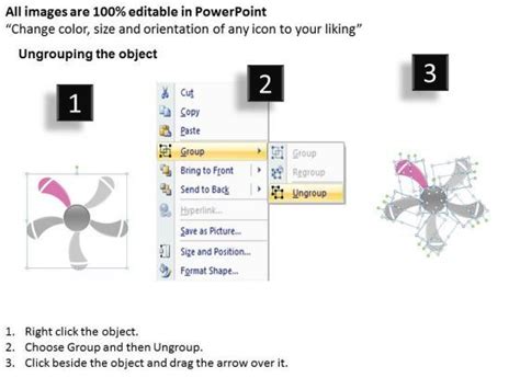 Statistical Analysis Of Circular Chart 5 Steps Ppt Outline For Business