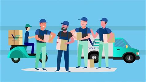 Delivery Service Animation Motion Graphic Explainer Video Youtube