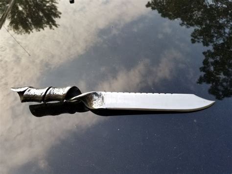 One Piece Leaf Spring Knife Blacksmith Projects Knife Kitchen Knives