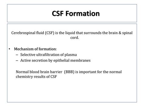 Solution Csf Analysis Studypool