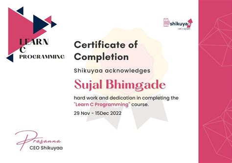 Sujal Bhimgade On Linkedin Shikuyaa Cprogramming Technology