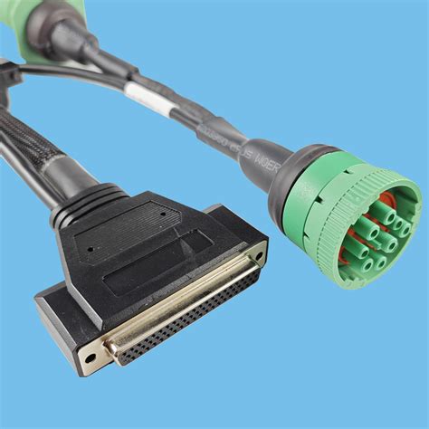 The Cable Is 9 Pin J1939 With One Split Two Male And Female Connectors And Can Be Used For