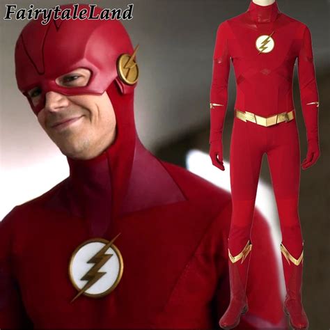 The Flash Season 5 Barry Allen Cosplay Costume Superhero Halloween