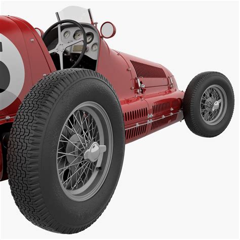 Coche De Carreras Clásico Maserati 4cl Aparejado Modelo 3d 249 Max