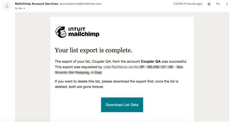 Mailchimp Export Contacts Guide Coupler Io Blog