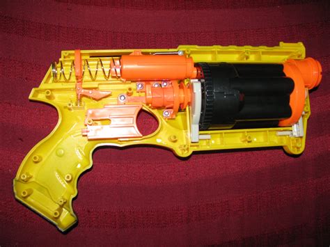 Internals Of A Nerf Strongarm [oc] [2937 X 2203] R Thingscutinhalfporn