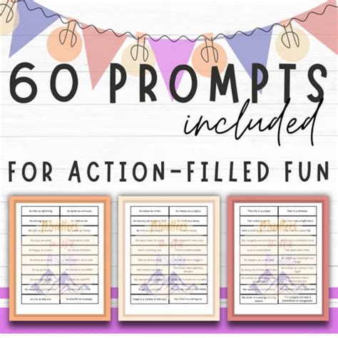 Simile And Metaphor Pictionary Figurative Language Drawing Game Tpt