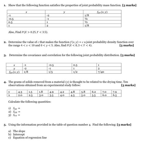 Solved 1 Show That The Following Function Satisfies The