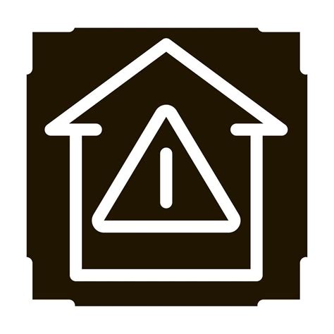 Unsafe Home Detection Icon Vector Glyph Illustration 17498983 Vector