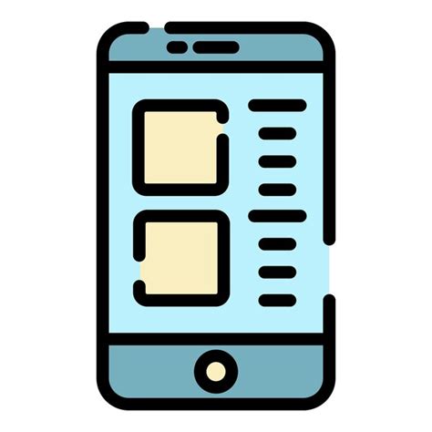 Premium Vector Smartphone Addiction Icon Outline Smartphone Addiction Vector Icon Color Flat