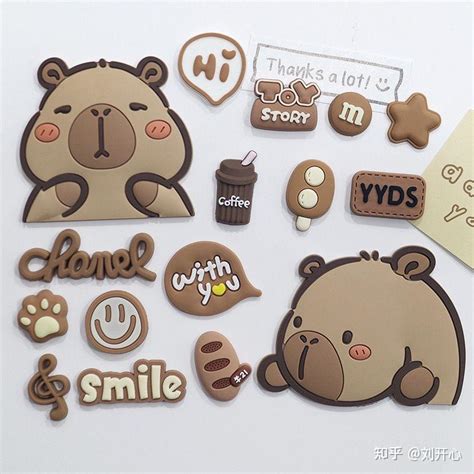 Pvc滴胶卡通贴片 知乎