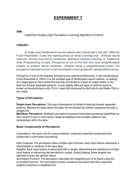 Ml Exp 7 Pdf Artificial Neural Network Machine Learning