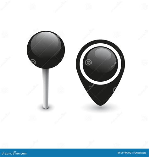 Map Pin Marker Stock Vector Illustration Of Location 51194272