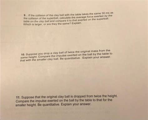 solved homework for lab x one dimensional collisions