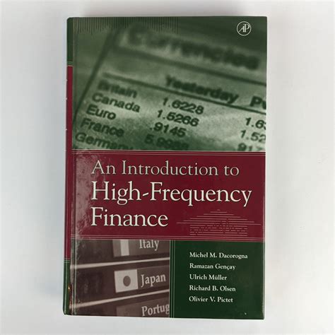 An Introduction To High Frequency Finance The Book Merchant Jenkins