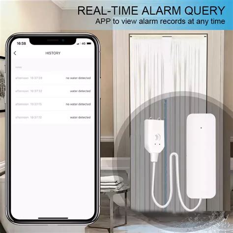 Zigbee Wifi 누수 센서 누수 감지기 Smartlife 앱 알림 경고 물 홍수 누출 경보 홈 보안 가족 지능 시스템