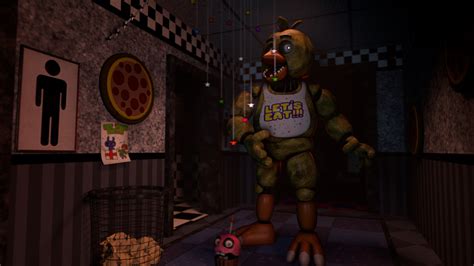 Fnafsfm Chicken In The Hall By Elihopps On Deviantart