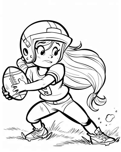 Printable American Football Coloring Pages